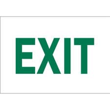 Exit Sign | Brady | BradyCanada.ca