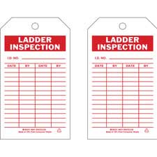 Brady Part: 86610 | Ladder Inspection Tags | BradyCanada.ca