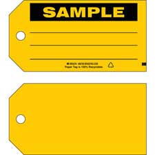 SAMPLE Production Tag - Brady Part: 86759 | Brady | BradyIndia.co.in