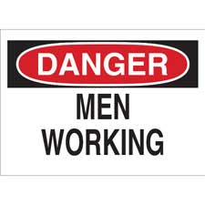DANGER Men Working Sign | Brady | BradyCanada.ca