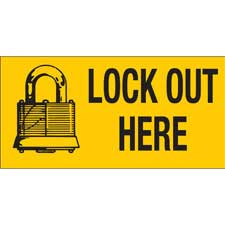 Lock Out Here Sign | Brady | BradyID.com