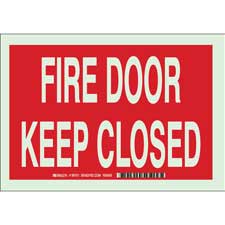 Fire Door Do Not Block Sign | Brady | BradyCanada.ca