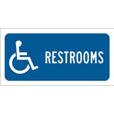 Restrooms Sign | Brady | BradyCanada.ca