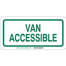 Van Accessible Sign | Brady | BradyCanada.ca