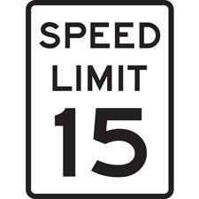 Speed Limit 15 Sign | Brady | BradyID.com