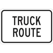 Truck Route Sign - Brady Part: 94218 | Brady | BradyCanada.ca