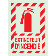 Extincteur D'Incendie Sign - Brady Part: 9478260 | Brady | BradyCanada.ca