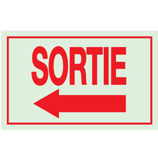 SORTIE Sign - Brady Part: 9480219 | Brady | BradyCanada.ca