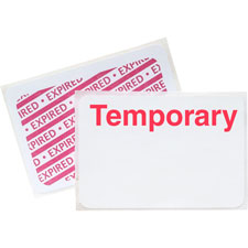 Brady Part: 95675 | SecurAlert Temporary Adhesive Badges | BradyID.com