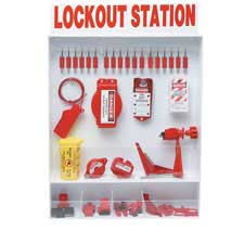 Extra Large Open Style Lockout Station Kit with 18 Padlocks | Brady ...