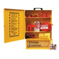 Combined Lockout & Lock Box Station with Steel Padlocks - Brady Part ...