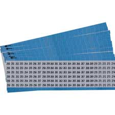 Brady Part: AF-250-274-PK | 111078 | Consecutive Numbers Aluminum Wire ...