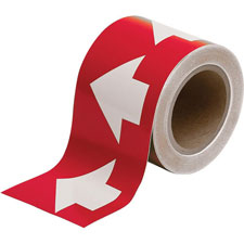 Pipe Marker Tape with Arrows | Brady | BradyID.com