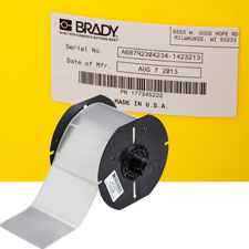 B33 Series Metallized Glossy Polyester with .7 mil Adhesive Labels ...