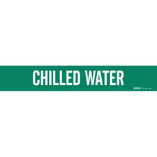 CHILLED WATER Pipe Marker | Brady | BradyID.com