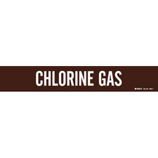 Marcadores de tubería - CHLORINE GAS | Brady | BradyID.com.mx