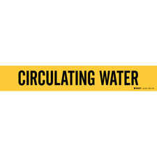CIRCULATING WATER Pipe Marker | Brady | BradyID.com