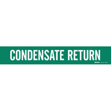 CONDENSATE RETURN Pipe Marker | Brady | BradyID.com