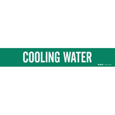 COOLING WATER Pipe Marker | Brady | BradyID.com