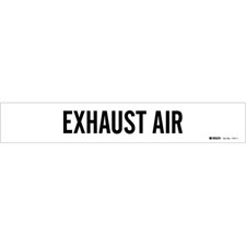 EXHAUST AIR Pipe Marker | Brady | BradyID.com