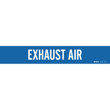 EXHAUST AIR Pipe Marker | Brady | BradyID.com