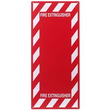 FIRE EXTINGUISHER BACKPLATE - Brady Part: FEBACK | Brady | BradyID.com