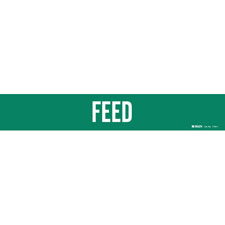 FEED Pipe Marker | Brady | BradyID.com
