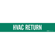 HVAC RETURN Pipe Marker | Brady | BradyID.com