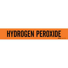 HYDROGEN PEROXIDE Pipe Marker | Brady | BradyID.com