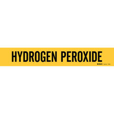 HYDROGEN PEROXIDE Pipe Marker | Brady | BradyID.com