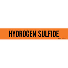 HYDROGEN SULFIDE Pipe Marker | Brady | BradyID.com
