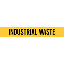 INDUSTRIAL WASTE Pipe Marker | Brady | BradyID.com