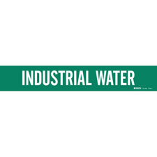INDUSTRIAL WATER Pipe Marker | Brady | BradyID.com