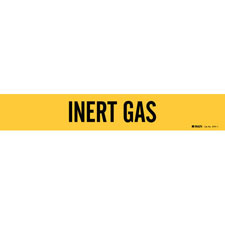 INERT GAS Pipe Marker | Brady | BradyID.com