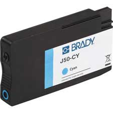 Brady Part: J50-CY | 148763 | BradyJet J5000 Ink Cartridge - Cyan ...