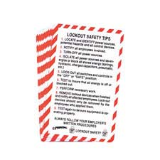 Lockout Safety Wallet Cards - Brady Part: LOSC13 | Brady | BradyCanada.ca