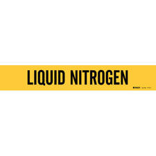 LIQUID NITROGEN Pipe Marker | Brady | BradyID.com