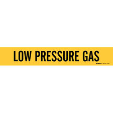 LOW PRESSURE GAS Pipe Marker | Brady | BradyID.com