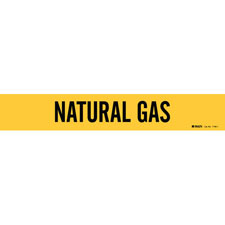 NATURAL GAS Pipe Marker | Brady | BradyID.com