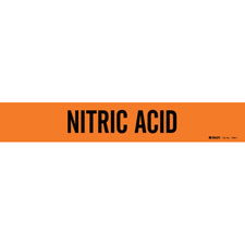 NITRIC ACID Pipe Marker | Brady | BradyID.com