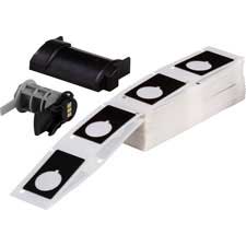 Brady Part: M6-168-593-BK | 173926 | Raised Panel Push Button Labels ...