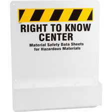 RIGHT-TO-KNOW BOARD WHITE - Brady Part: RK359E | Brady | BradyCanada.ca