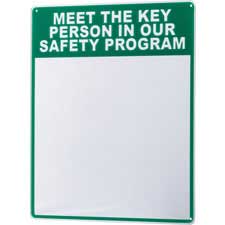 Meet The Key Person In Our Safety Program Sign - Brady Part: SM474A ...