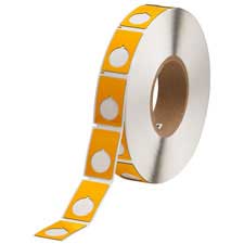 Brady Part: THTEP-168-593-.5YL | 64406 | Raised Panel Labels, Circular ...