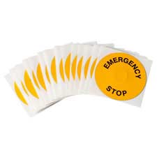 Brady Part: THTEP-248-593YL - Preprinted E-Stop Labels