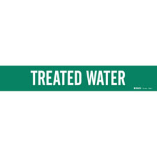 TREATED WATER Pipe Marker | Brady | BradyID.com