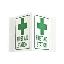 First Aid Station Sign - Brady Part: V1FS03A | Brady | BradyID.com