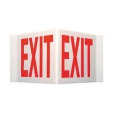 V Exit Sign - Brady Part: V2EX01A | Brady | BradyID.com