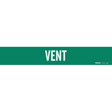 VENT Pipe Marker | Brady | BradyID.com