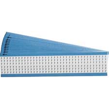 Brady Part: WM-7-SC-PK | 112291 | Numerical Legend Vinyl Cloth Scored ...